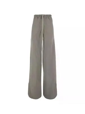 Rick Owens Bias Drawstring Waist Wide-leg Trousers - Neutrals