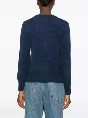 BASE V-neck Cardigan With Button Fastening
