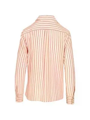 Max Mara Striped Silk Shirt