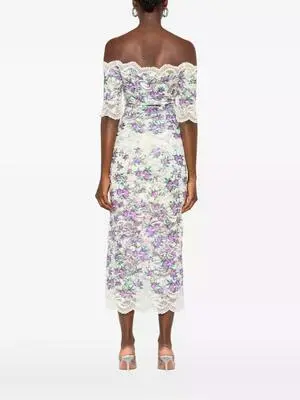 Rabanne Embroidered Lace-trim Top