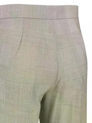Max Mara Glen Check Wool Trousers