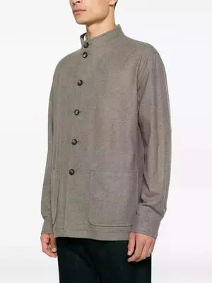 Tagliatore High-neck Patch-pocket Jacket