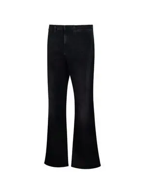 Gucci Web-stripe Flared Jeans