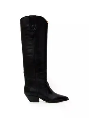 Isabel Marant Étoile Pointed-toe Knee-high Boots - Black