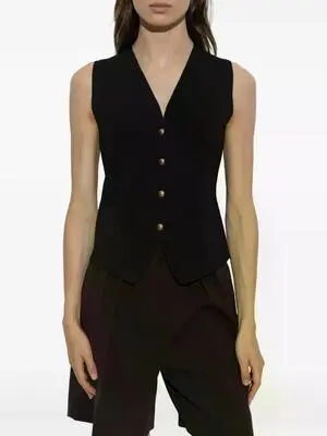 Max Mara Gola Button-up Vest