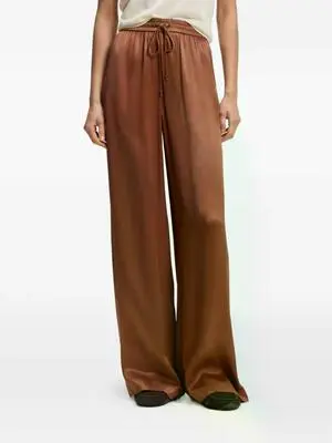 BOSS Satin-finish Drawstring-waist Trousers