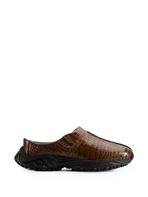 Clarks X Martine Rose Clog Leather Mules - Brown