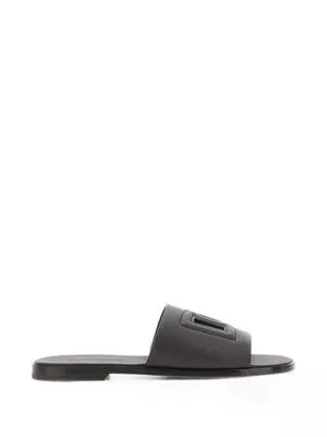 Dolce & Gabbana Leather Sandals - Brown