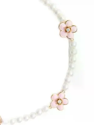 SELF-PORTRAIT Flower Embellishment Necklace