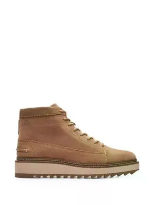 Clarks Clarkhill Hi Suede Boots - Neutrals