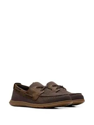 Clarks Flexway Tie Boat Shoes