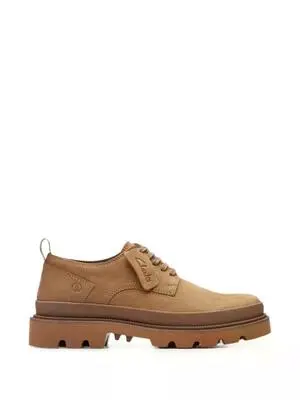 Clarks Badell Lace Nubuck Lace-up Derby Shoes - Neutrals