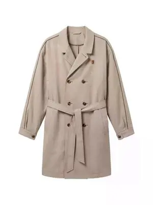 Nike Double-breasted Belted Trench Coat - Neutrals