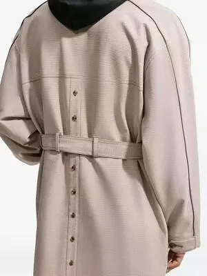 Nike Double-breasted Belted Trench Coat