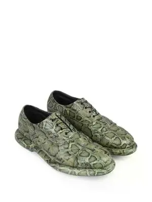 Clarks Snake-effect Oxford Shoes