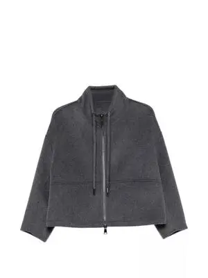 GIORGIO BRATO High-neck Zip-up Jacket - Grey