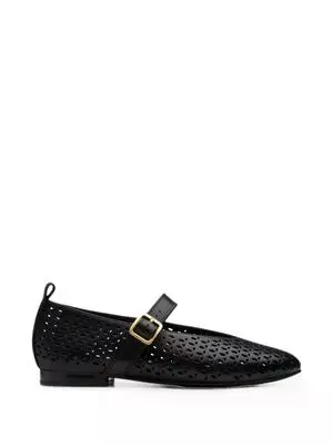 Clarks Fawna Jane Laser-cut Ballet Flats - Black