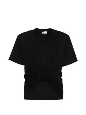Magda Butrym Knot-detail T-shirt - Black