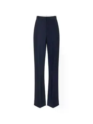 Elisabetta Franchi Pinstriped Palazzo Pants - Blue