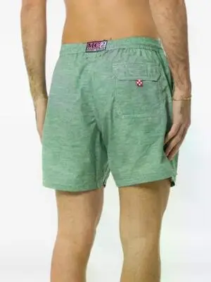 MC2 SAINT BARTH Logo-embroidered Drawstring Shorts