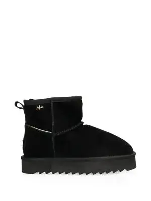 MEXX Logo-plaque Platform Boots - Black