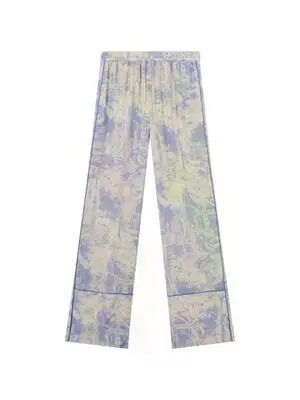 Off-White City Nature Habutai Pajamas - Neutrals