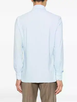 BARBA NAPOLI Spread-collar Long-sleeve Shirt