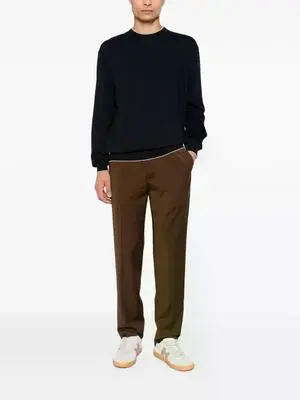 Paul & Shark Contrast-trim Cashmere Sweater