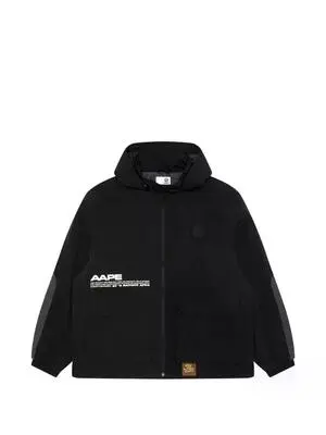 AAPE BY *A BATHING APE Moonface Hooded Jacket - Black