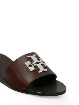 Tory Burch Charlie Logo-plaque Wedge Sandals