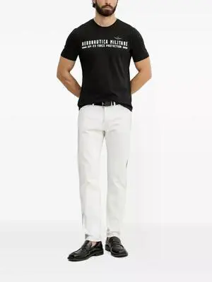 AERONAUTICA MILITARE Logo-print T-shirt