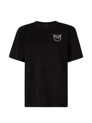 Pinko Love Birds T-shirt - Black