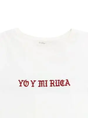 SECOND / LAYER Slogan-print Short-sleeve T-shirt