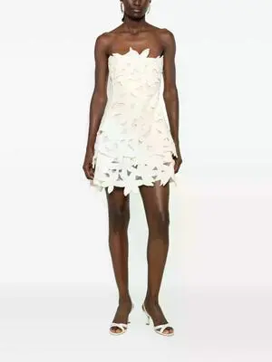Simkhai Floral-appliqué Mini Dress