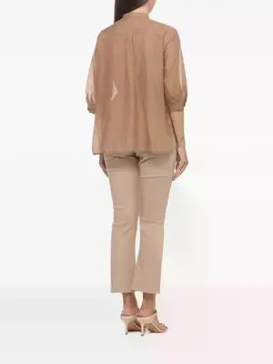 EMME Emmgiga Pleated Puff-sleeve Shirt