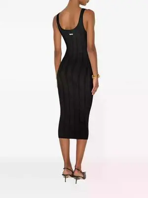 Elisabetta Franchi Knit Openwork Dress