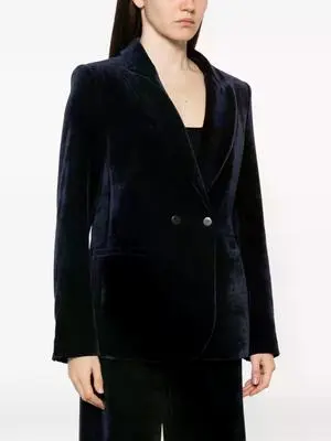 FORTE_FORTE Double-breasted Velvet Jacket