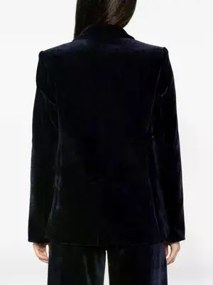 FORTE_FORTE Double-breasted Velvet Jacket