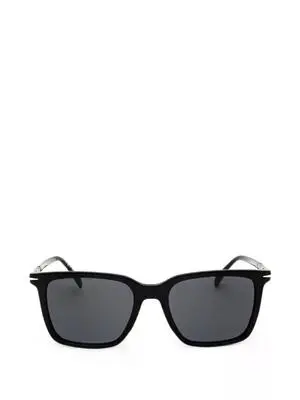 DB EYEWEAR BY DAVID BECKHAM Square Frame Sunglasses - Black