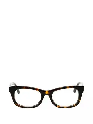 Burberry Rectangle Frame Glasses - Brown
