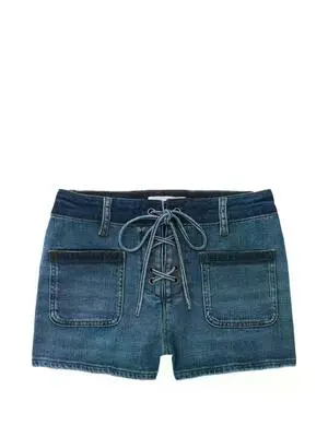 Ba&sh Rio Denim Shorts - Blue