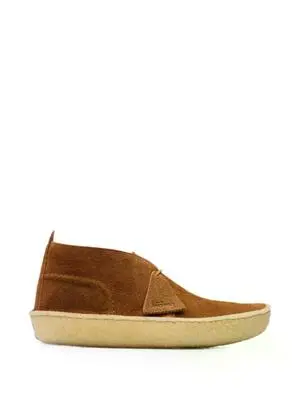 Clarks Desert Rain Suede Boots - Brown
