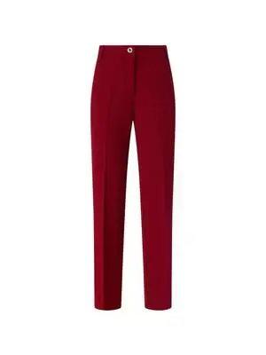 Pinko Pressed Crease Tailored Trousers - Red