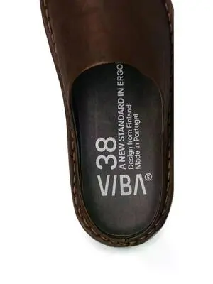 VIBAE Roma Contrast-stitch Mules