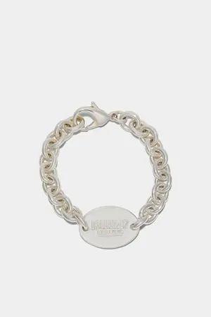 Dsquared2 Tag Chain Bracelet - Silver