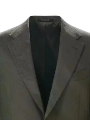 Zegna Single-breasted Notch-lapel Blazer - Grey