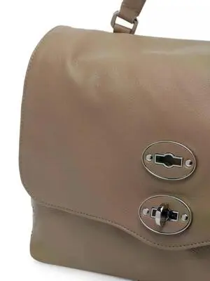 ZANELLATO Medium Postina Studded Leather Shoulder Bag