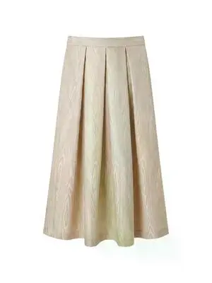 LUNATICA MILANO Pleated-design Skirt - Neutrals
