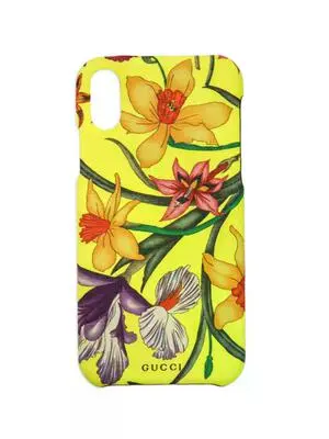 Gucci Flora-print Iphone X/xs Case - Yellow