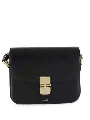 A.p.c. Grace Small Shoulder Bag - Black